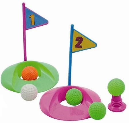 LONGRIDGE Deluxe Junior Plastic Golf Set Purple - Blooming Golf