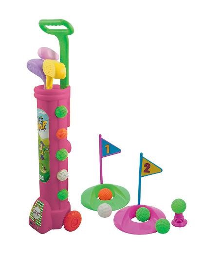 LONGRIDGE Deluxe Junior Plastic Golf Set Purple - Blooming Golf